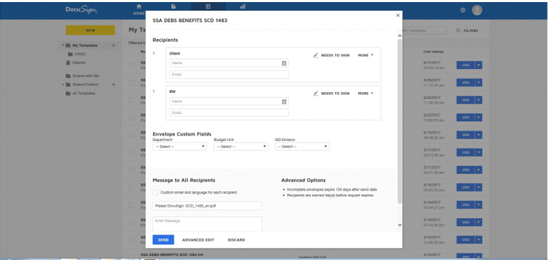 DocuSign Forms